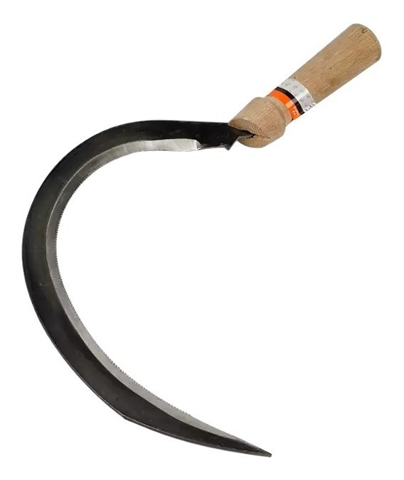 Hoz Dentada Metálica Con Mango De Madera – Natureza