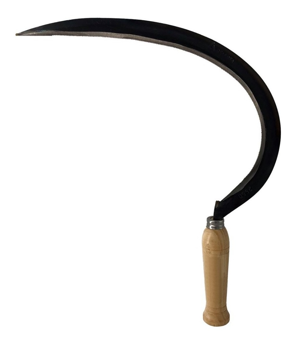 Hoz Dentada Metálica Con Mango De Madera – Natureza